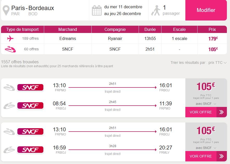 KelBillet : Comparez et achetez vos billets de train et bus moins chers
